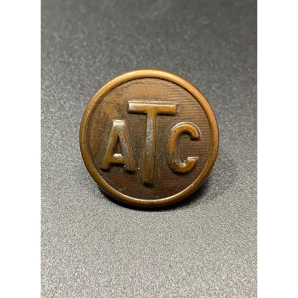 Vintage Air Transport Command Round Uniform Button - Gem